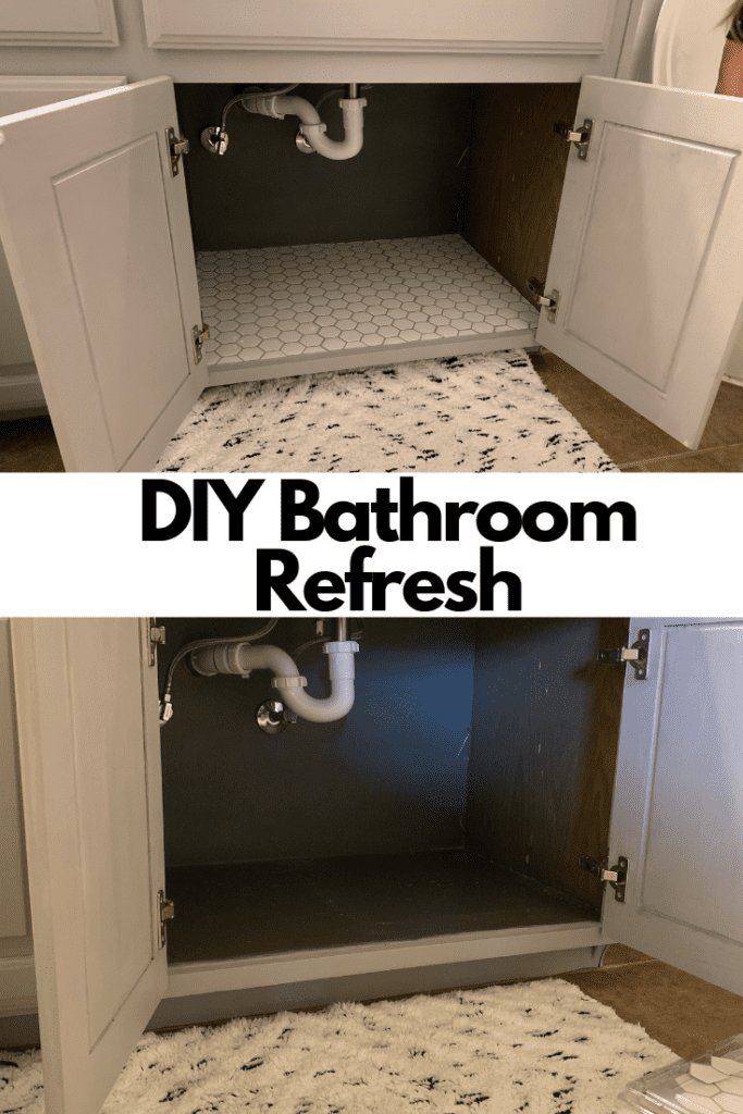 Sink Makeover Magic: A Guide to Installing Peel and Stick Tiles Under ...