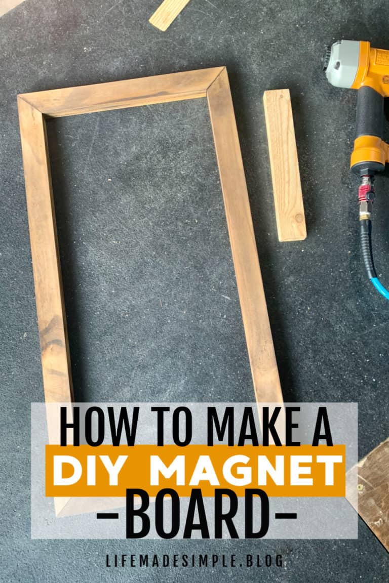 How to Make a DIY Magnetic Message Board - Simply DIY Home