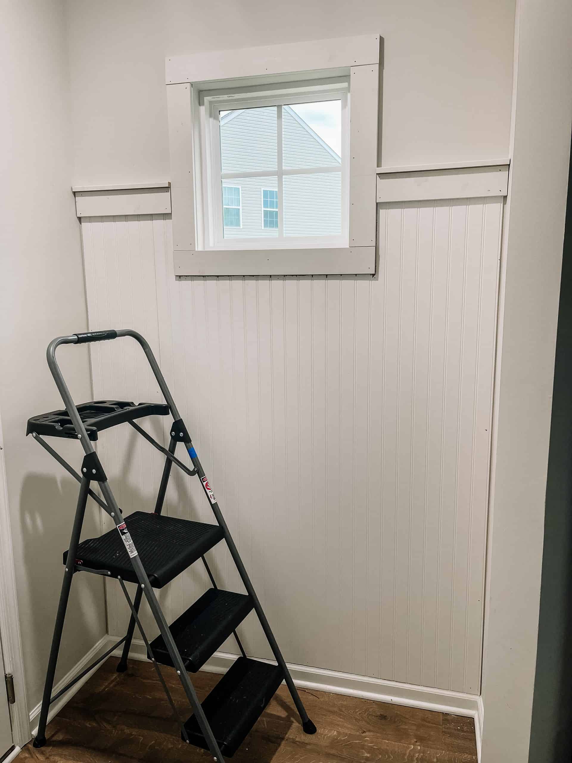 How To Install Beadboard Without Removing Baseboards - Simply DIY Home