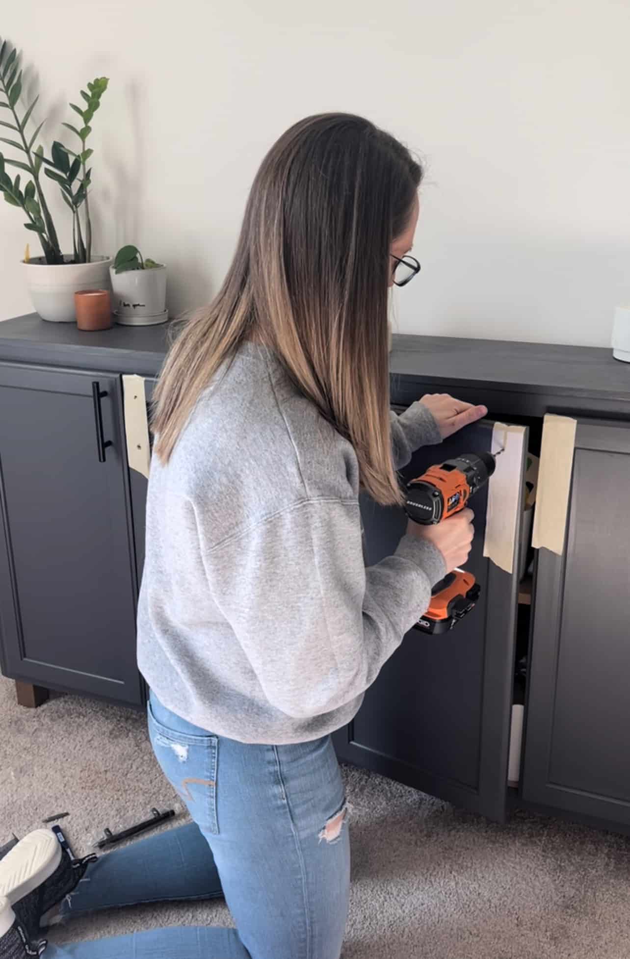 The Secret To A Perfect Cabinet Hardware Install - Simply DIY Home