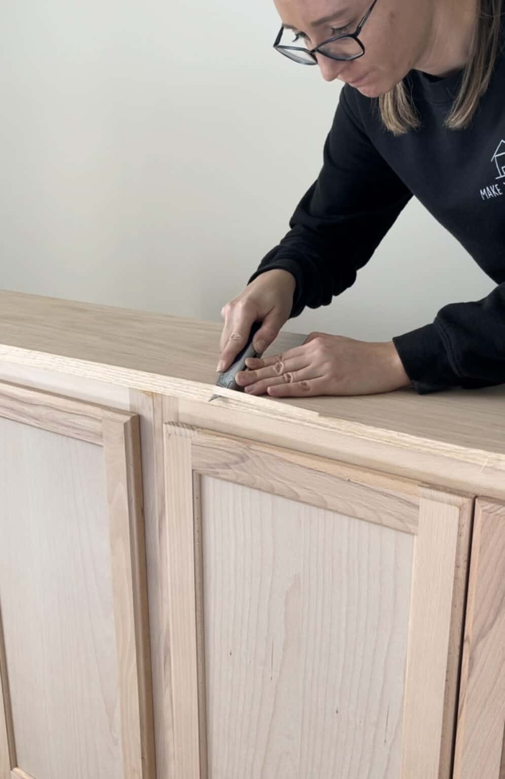 Easy DIY Sideboard Cabinet: How To Build From Stock Cabinets - Simply ...