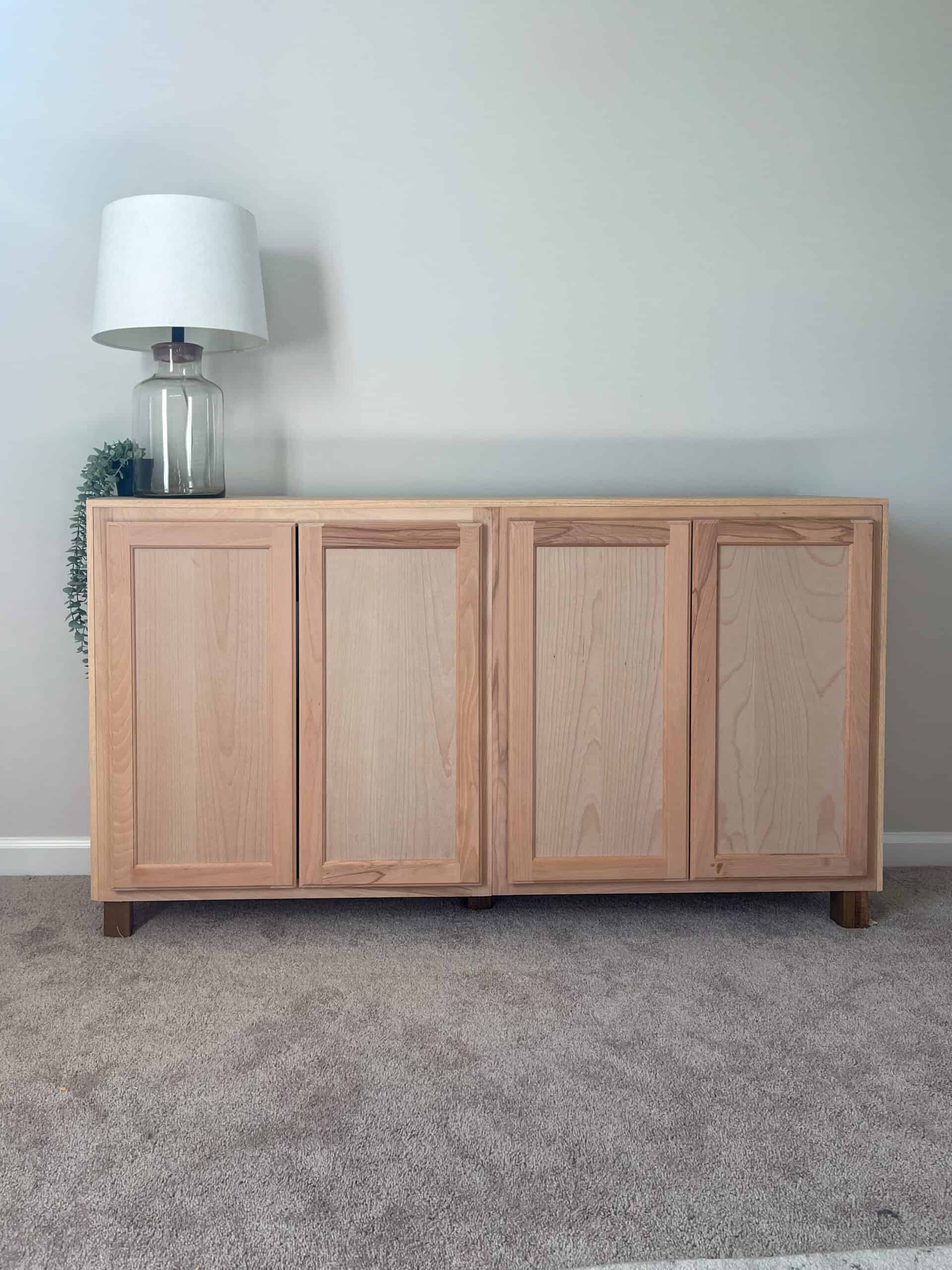 Easy DIY Sideboard Cabinet: How To Build From Stock Cabinets - Simply ...