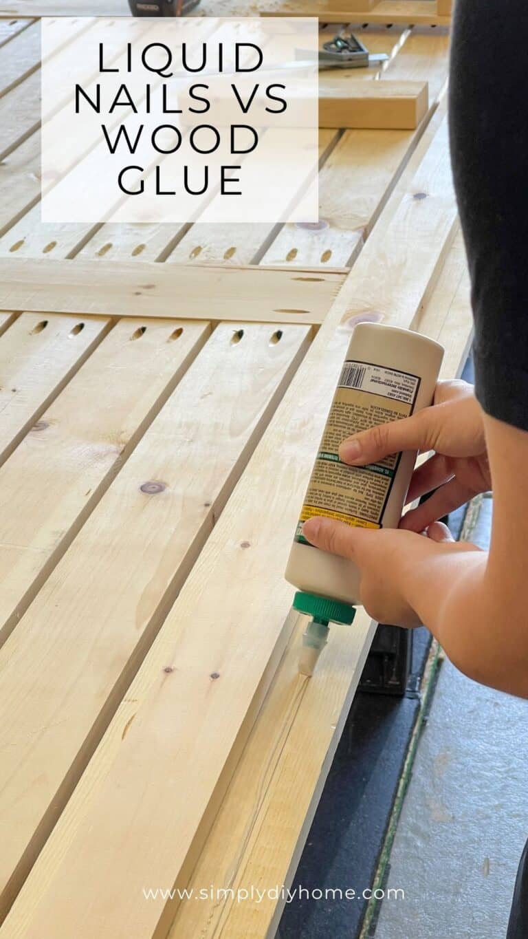 Liquid Nails vs Wood Glue: Which Adhesive Is Better? - Simply DIY Home