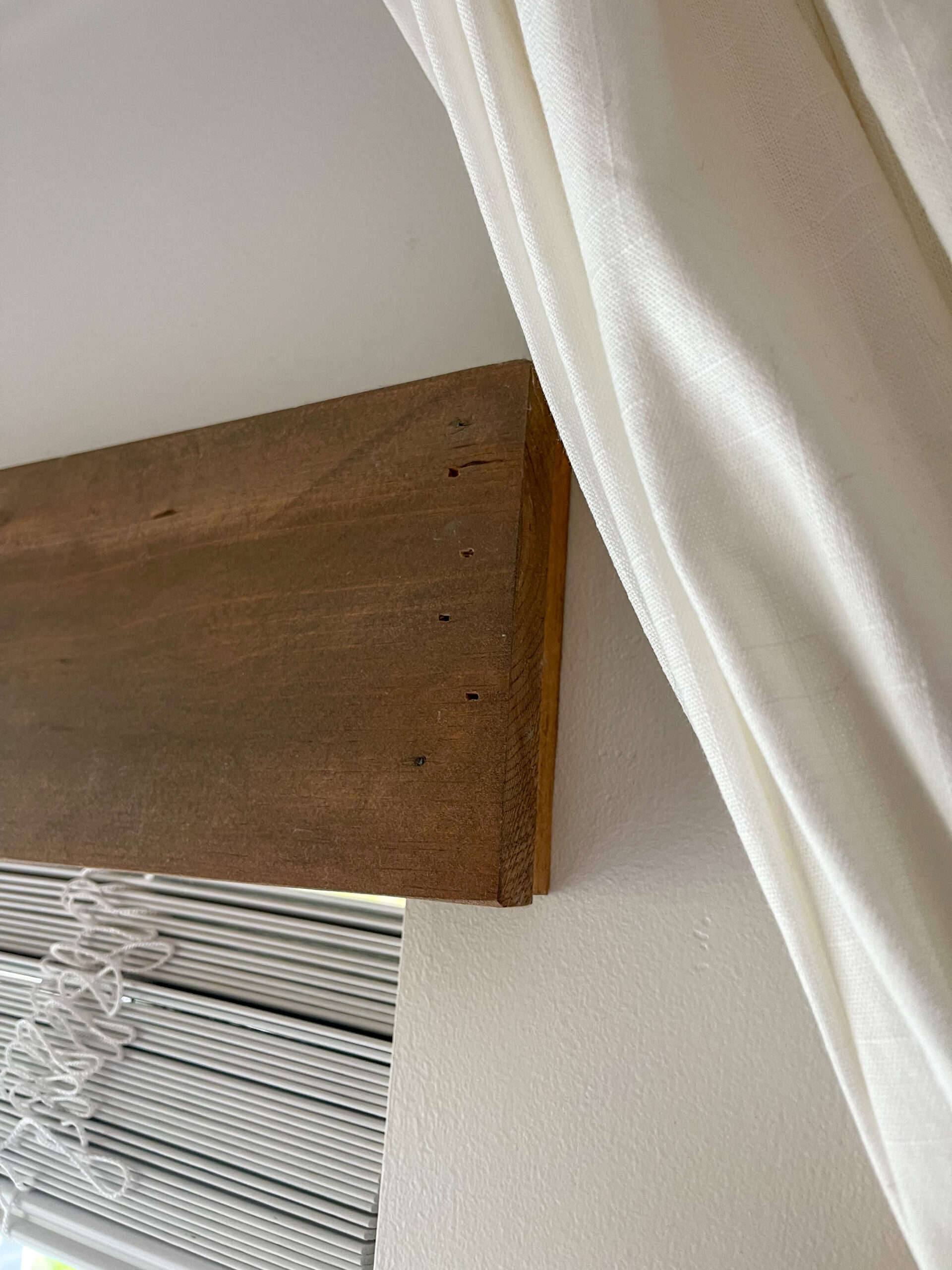 Easy To Make DIY Wood Window Valance: How To Tutorial - Simply DIY Home