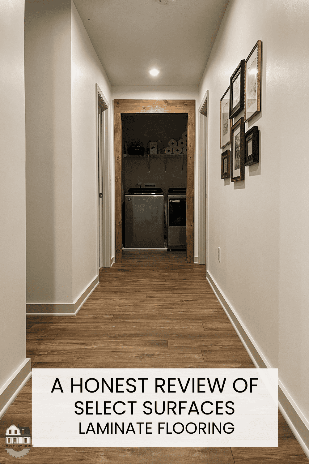 A Honest Review Of Select Surfaces Laminate Flooring: Loft Makeover ...