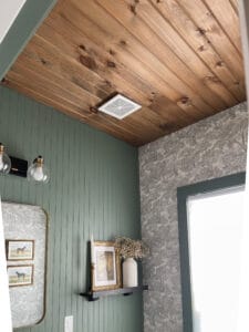 How To Install A Easy DIY Wood Plank Ceiling - Simply DIY Home