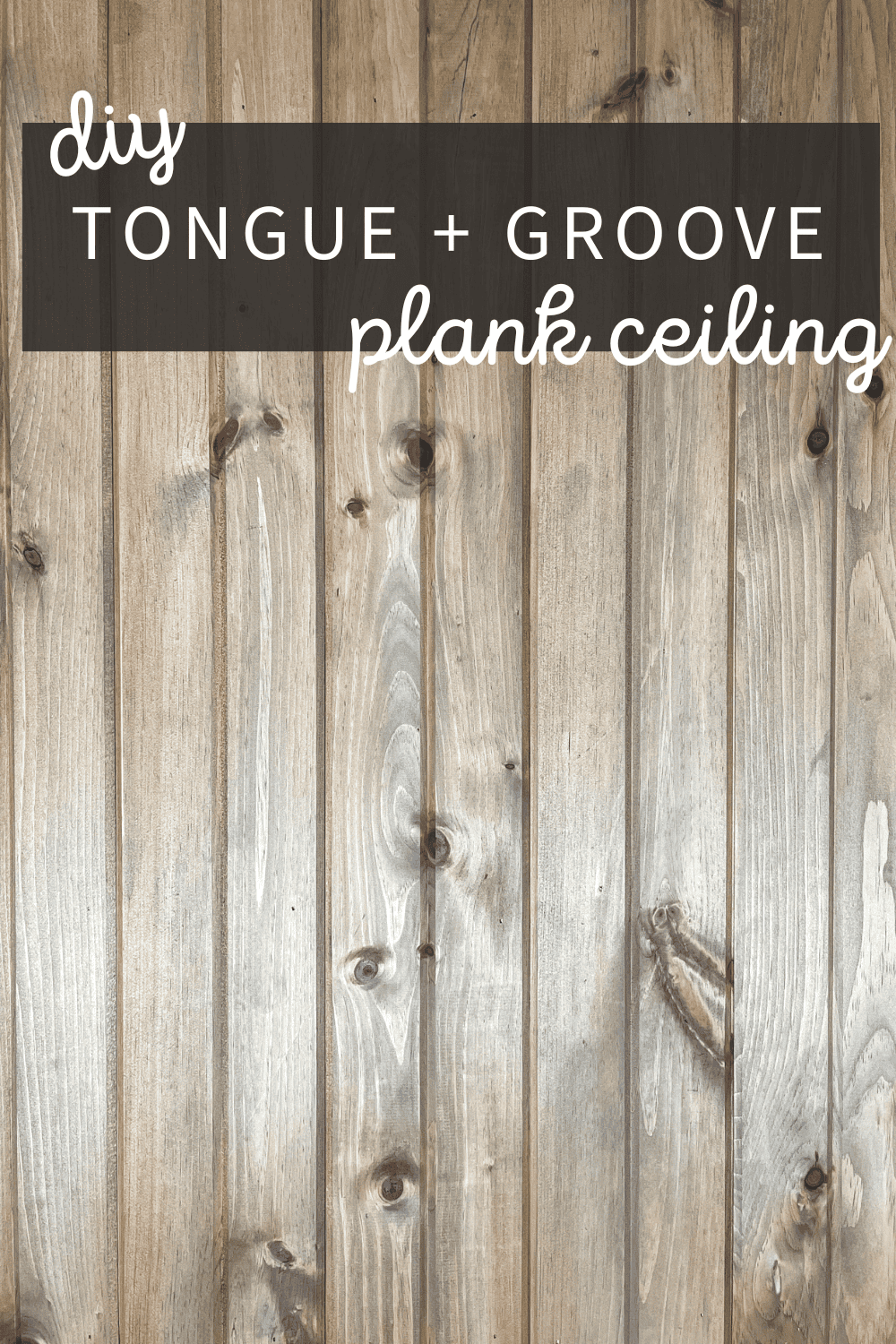 How To Install A Easy DIY Wood Plank Ceiling - Simply DIY Home