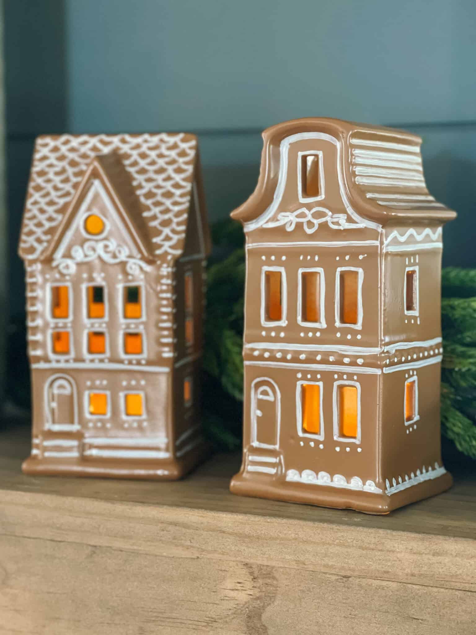 DIY Gingerbread Village Houses: Pottery Barn Dupe - Simply DIY Home