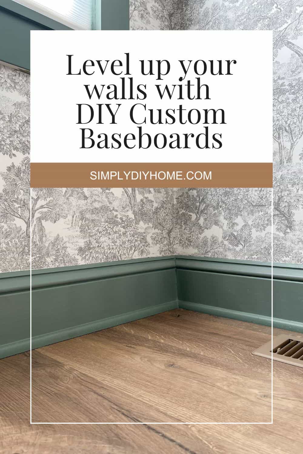 DIY Inexpensive Custom Baseboards - Simply DIY Home